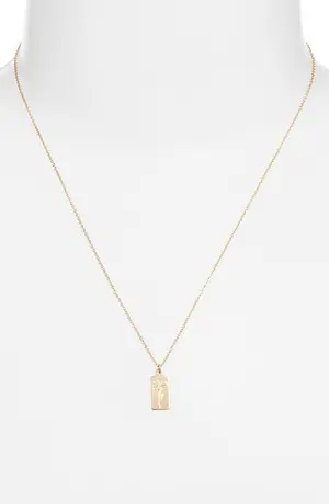 SET & STONES Birth Flower Pendant Necklace