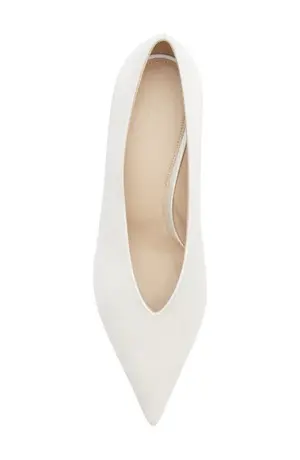 Le Monde Beryl Babouche Kitten Heel Pointed Toe Pump