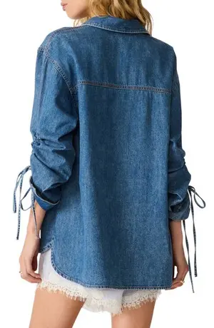 Steve Madden Merrit Denim Button-up Shirt