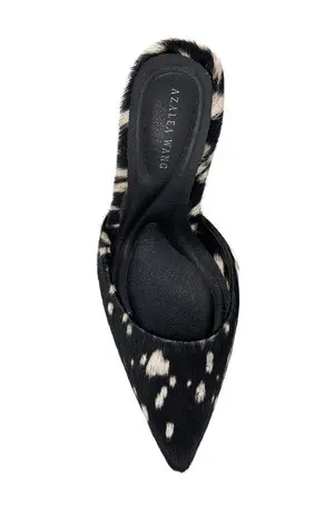 AZALEA WANG Cambie Calf Hair Mule