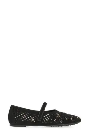 PEDRO GARCIA Alisa Mary Jane Flats With Crystal Embellishments