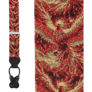 Trafalgar Phoenix Soaring Silk Button End Suspenders