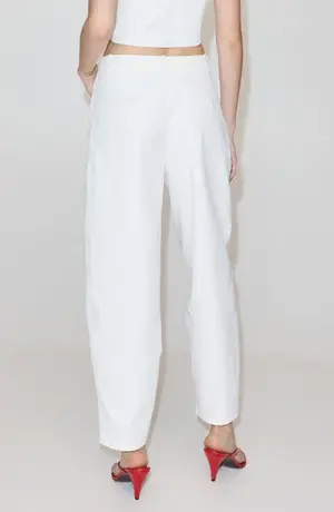 Mango High Waist Balloon Pants