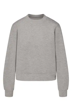 WILLIAMS ATHLETIC CLUB Lily Lightweight Crewneck Sweatshirt - Grey