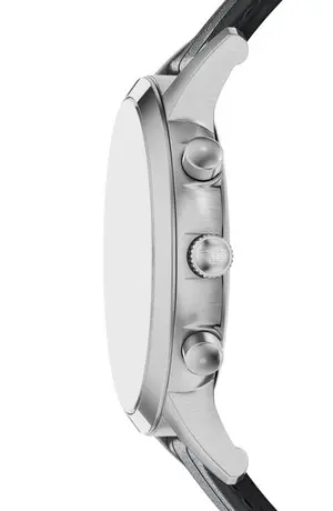Emporio Armani Chronograph Stainless Steel Watch - Black