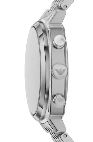 Emporio Armani Cushion Case Bracelet Chronograph Watch