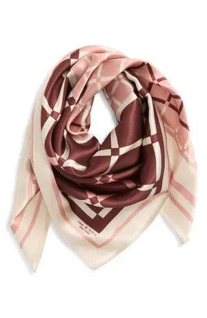 Rag & Bone Pop Geo Silk Scarf - Dustg