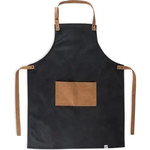 FOSTER & RYE Canvas Grilling Apron - Black