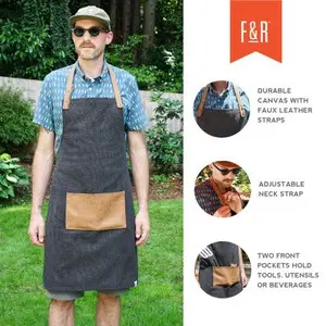 FOSTER & RYE Canvas Grilling Apron