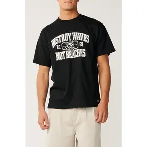 Rip Curl Disorder Destroy Cotton Graphic T-shirt