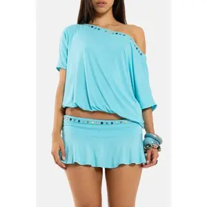 JADED LONDON Studded Open Back Top