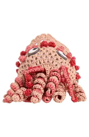 ANYA HINDMARCH Crochet Raffia Squid Crossbody Bag