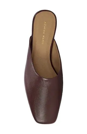 AZALEA WANG Raphael Flat Mule - Chocolate