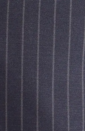 TOM FORD Chalk Stripe Double-breasted Sport Coat - Ucc Navy
