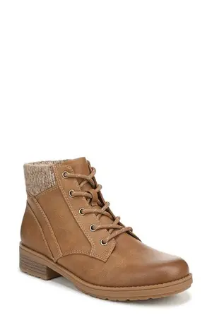 Dr. Scholl'S Daphne Bootie With Knit Collar - Tan