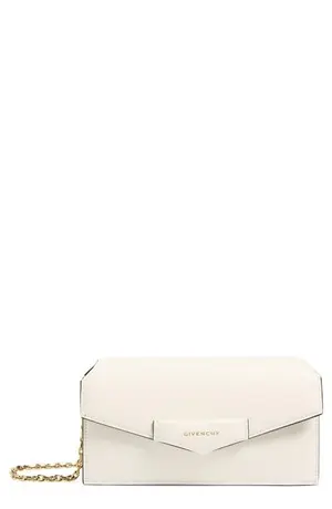 Givenchy Antigona Wallet On A Chain - Ivory