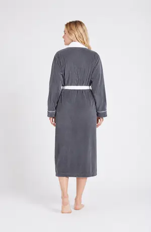WRAPPED IN A CLOUD Spa Robe - Gray