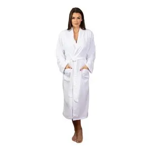 WRAPPED IN A CLOUD Spa Robe - White