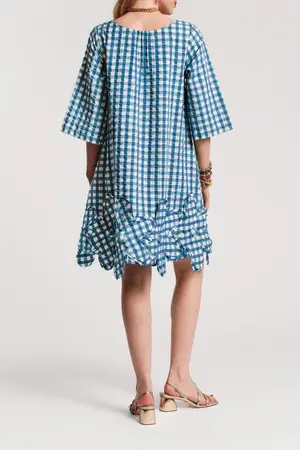 FRANCES VALENTINE Zennia Mini Dress Gingham