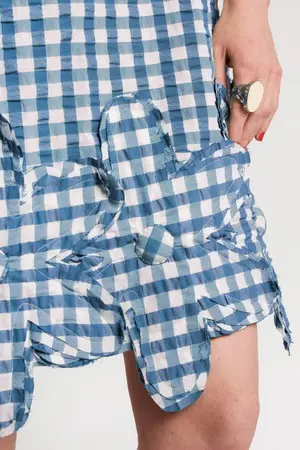 FRANCES VALENTINE Zennia Mini Dress Gingham