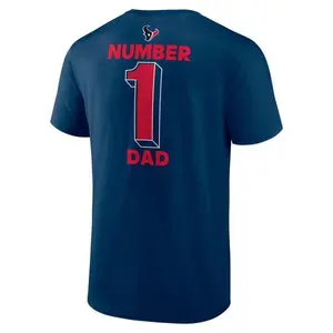 LOGO ATHLETIC Houston Texans #1 Dad Jersey T-shirt