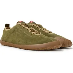 Camper Peu Path Leather Sneaker Dark Green