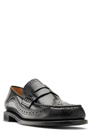 THE OFFICE OF US Wingtip Penny Loafer - Black