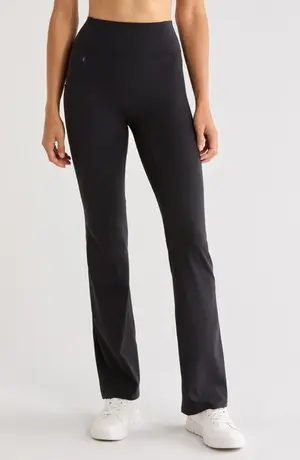 On Studio High Waist Flared Performance Pants - Black