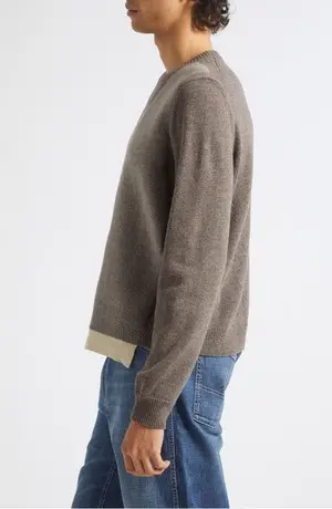 MAISON MARGIELA Trompe L'oeil Virgin Wool Sweater