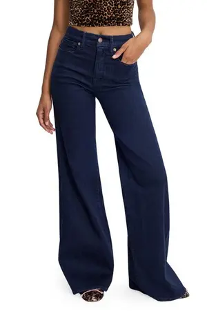 Good American Wide Leg Bottoms For Women