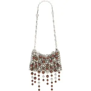 Rabanne 1969 Chain Mail Shoulder Bag - Wood/silver