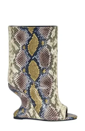 AZALEA WANG Faoi Open Toe Bootie
