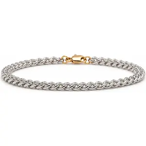 BOWOOD LANE Quinn Sterling Curb Chain Bracelet - Silver