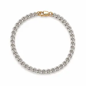 BOWOOD LANE Quinn Sterling Curb Chain Bracelet