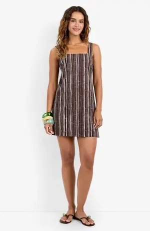 Trina Turk Aspire Tropical Print Dress - Bamboo