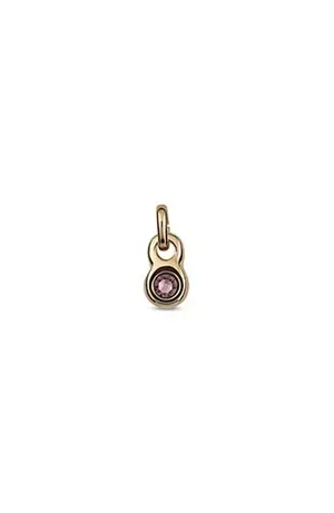 UNODE50 Charm With Pink Crystal - Gold