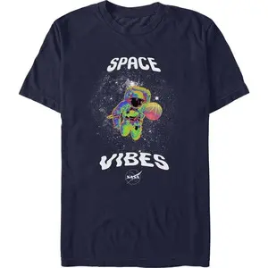 NASA Space Vibes Color Mix Short Sleeve Graphic T-shirt