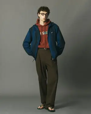 LE PERE Hooded Zip Jacket