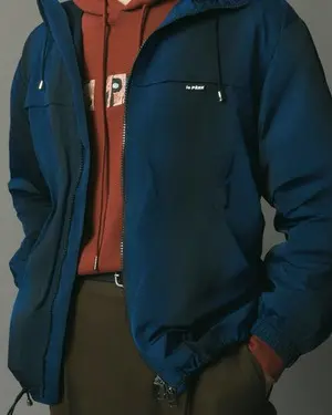 LE PERE Hooded Zip Jacket