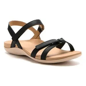 ABEO Oasis Cross Sandal - Black
