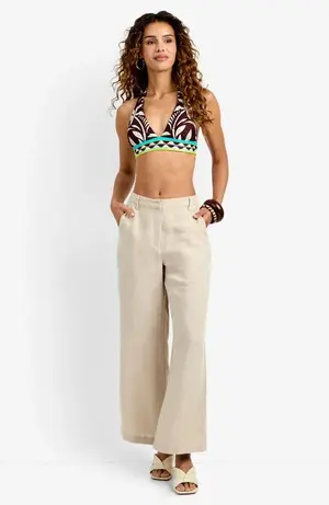 Trina Turk Tonga Pant - Beachy Beige