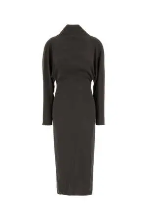 Giorgio Armani Dark Stretch Crepe Dress