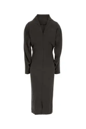 Giorgio Armani Dark Stretch Crepe Dress