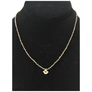 MADISON BEVERLY HILLS Rainbow Pyrite Kiss Necklace