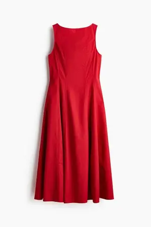 H&m Cutout Twill Dress