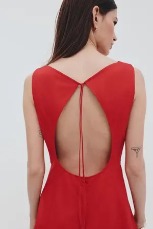 H&m Cutout Twill Dress