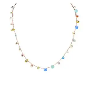 MADISON BEVERLY HILLS Multi Colored Gemstone Necklace - Multicolor