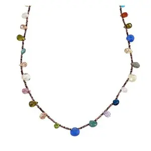 MADISON BEVERLY HILLS Multi Colored Gemstone Necklace