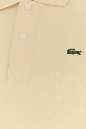 Lacoste Cream Piquet Polo Shirt - Yellow