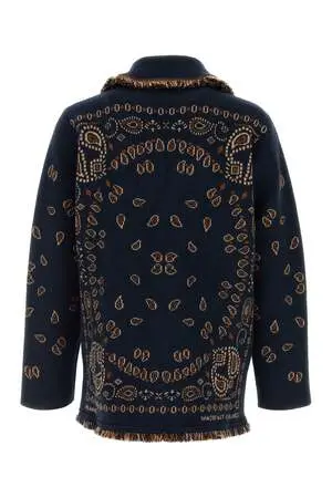 Alanui Embroidered Cashmere Bandana Cardigan